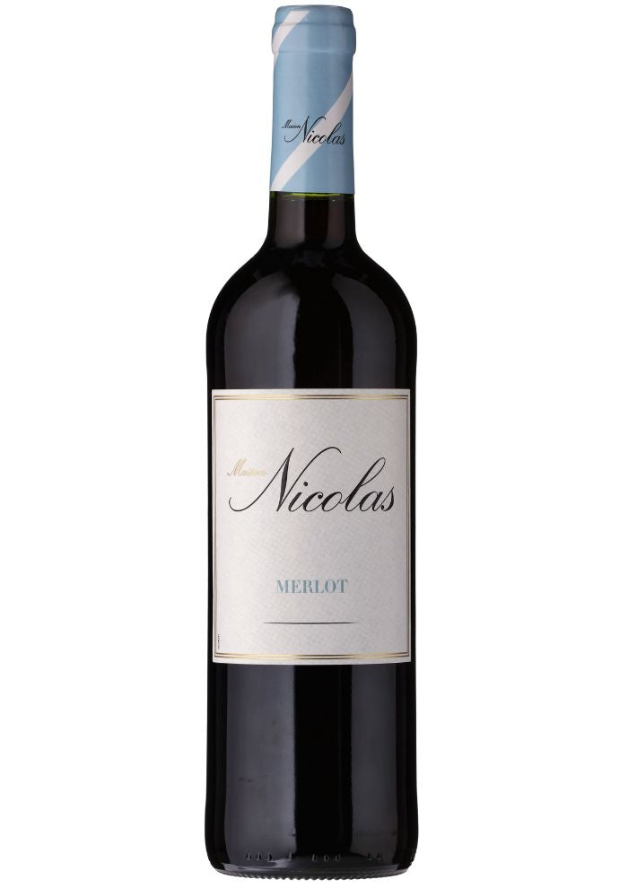 Vino Tinto Maison Nicolas Merlot Pays D´OC 750 mL – La Castellana